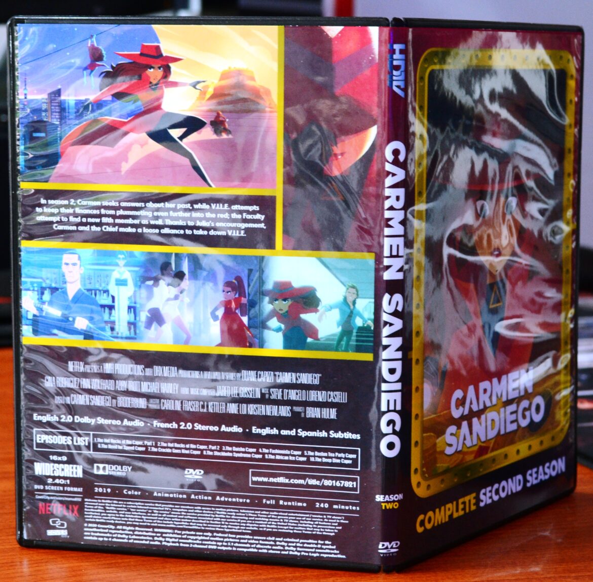 Carmen Sandiego (2019) Complete 2nd Season Region Free (2 DISCS) DVD - SKNMART