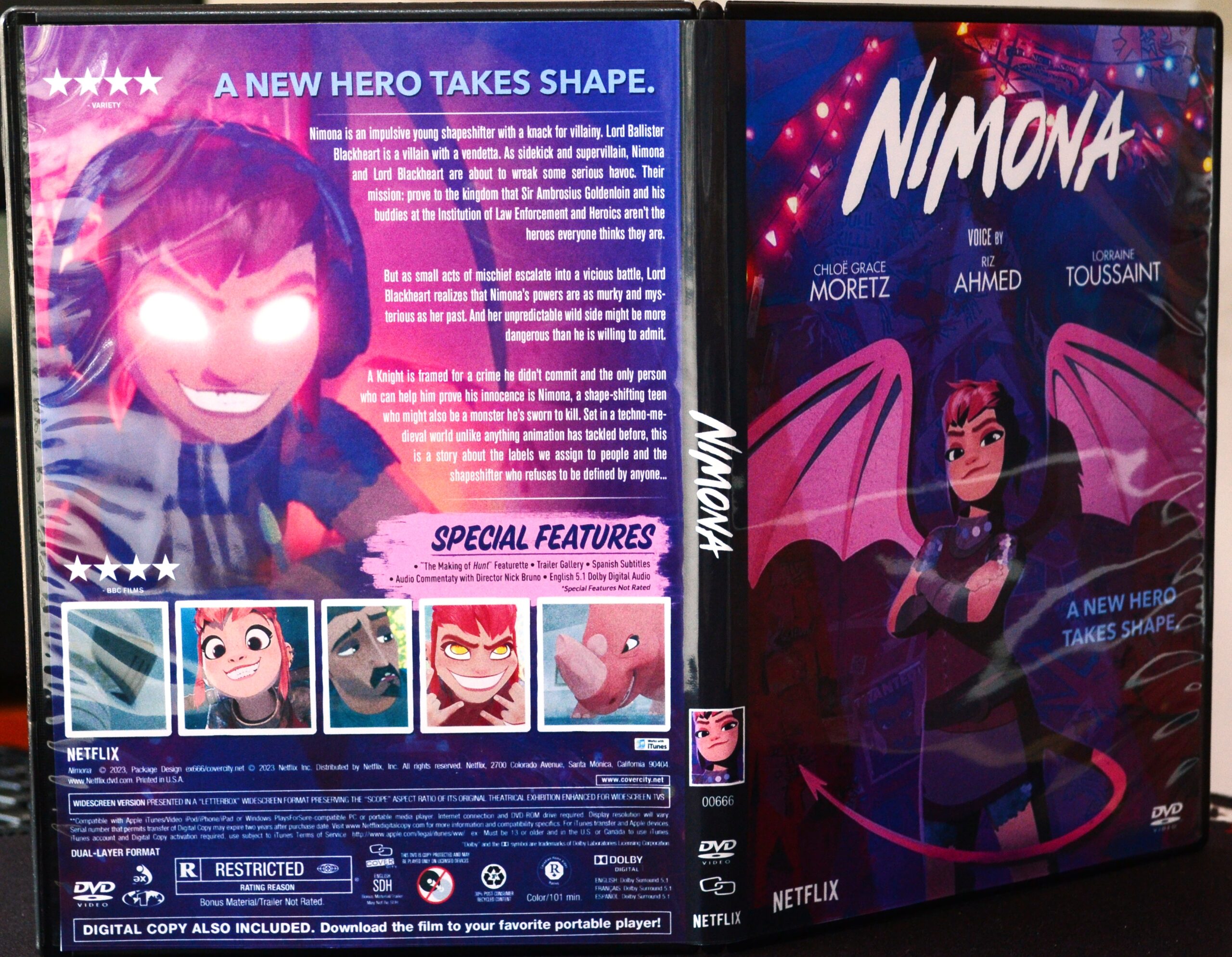 Nimona (2023) Region Free DVD - SKNMART