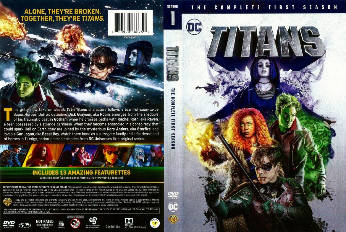 Titans Complete 1st Season BLU-RAY - SKNMART