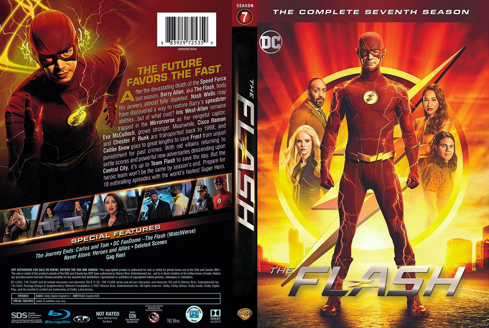 The Flash Complete 7th Season (2021) Blu-Ray - SKNMART