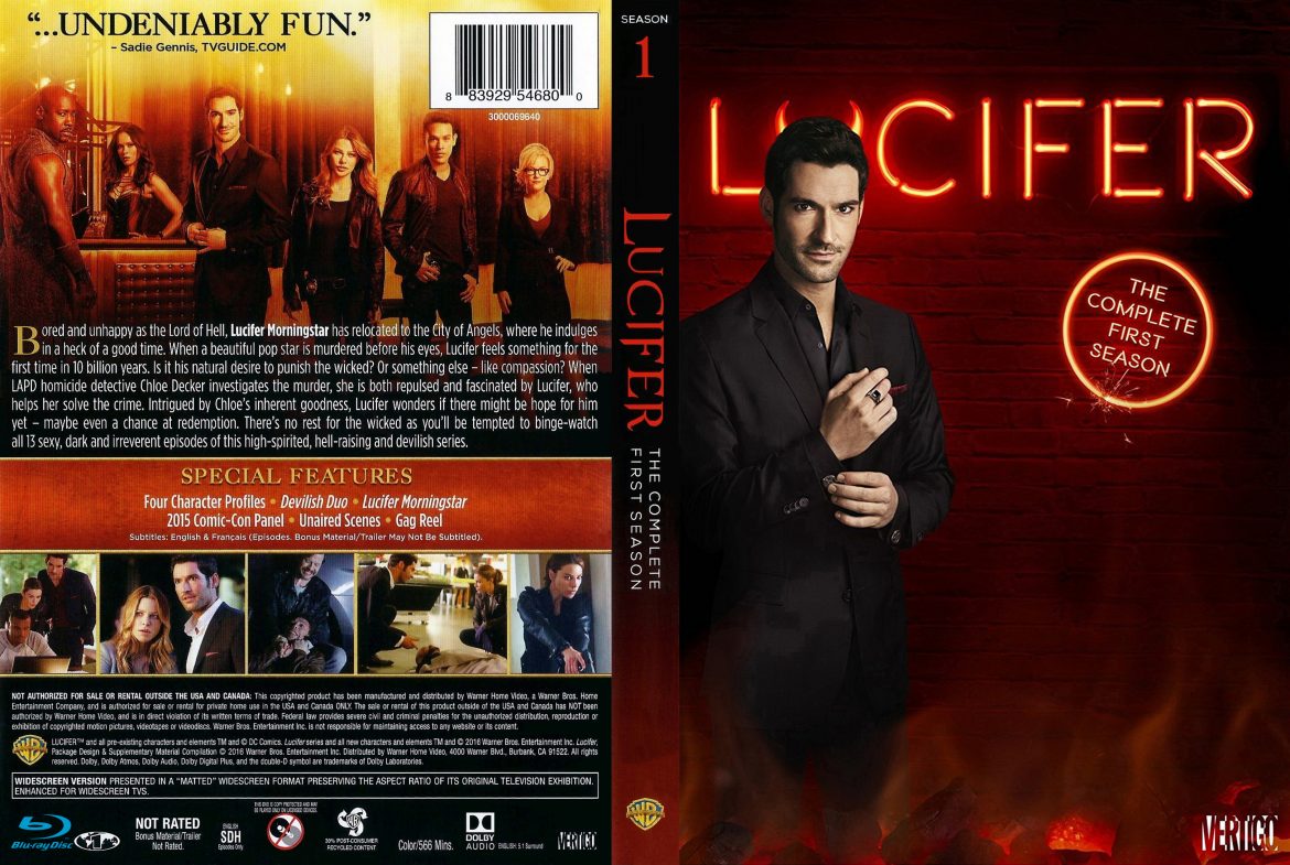 Lucifer Complete 1st Season (2016) Blu-Ray - SKNMART